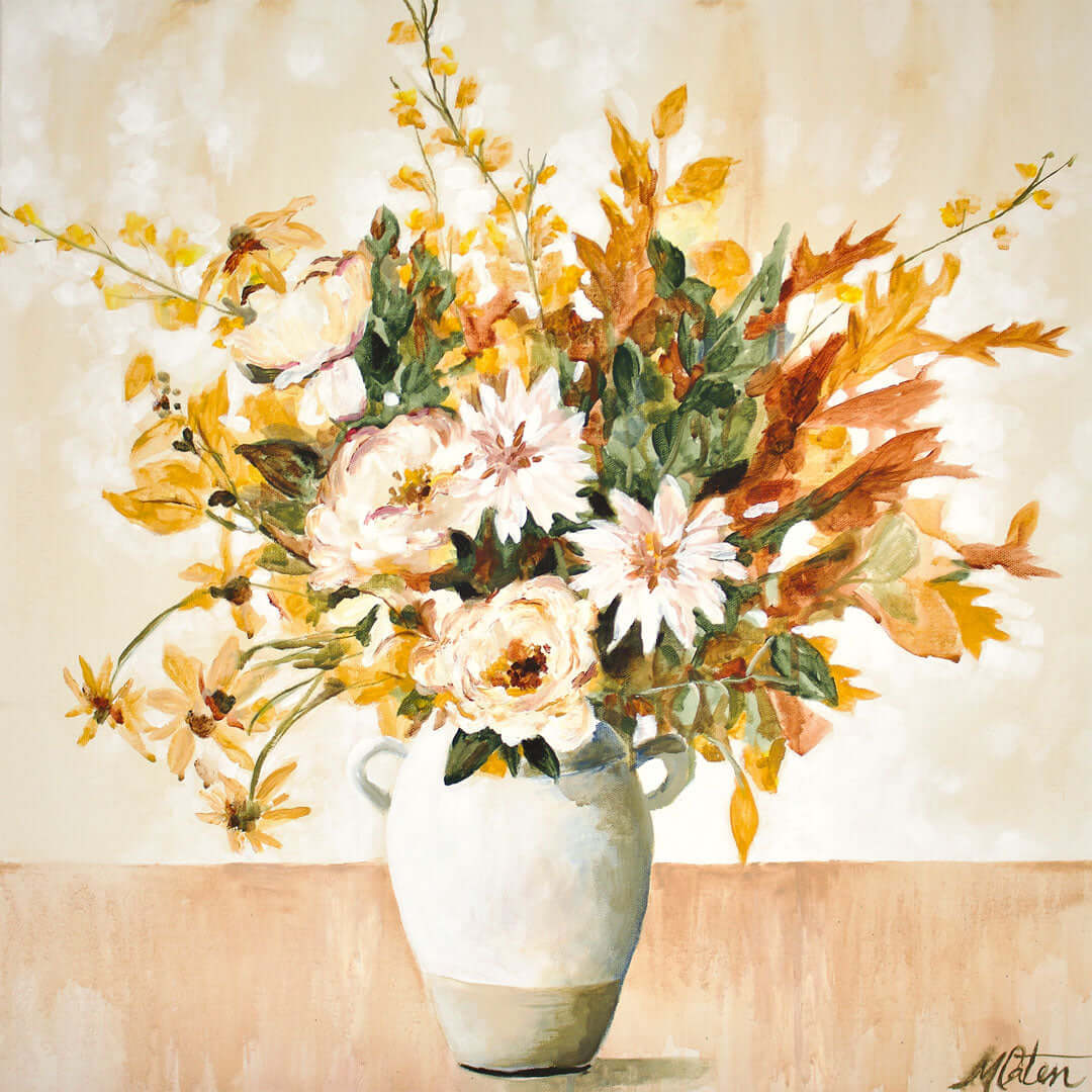 Golden Arrangement - Mindi Oaten Art