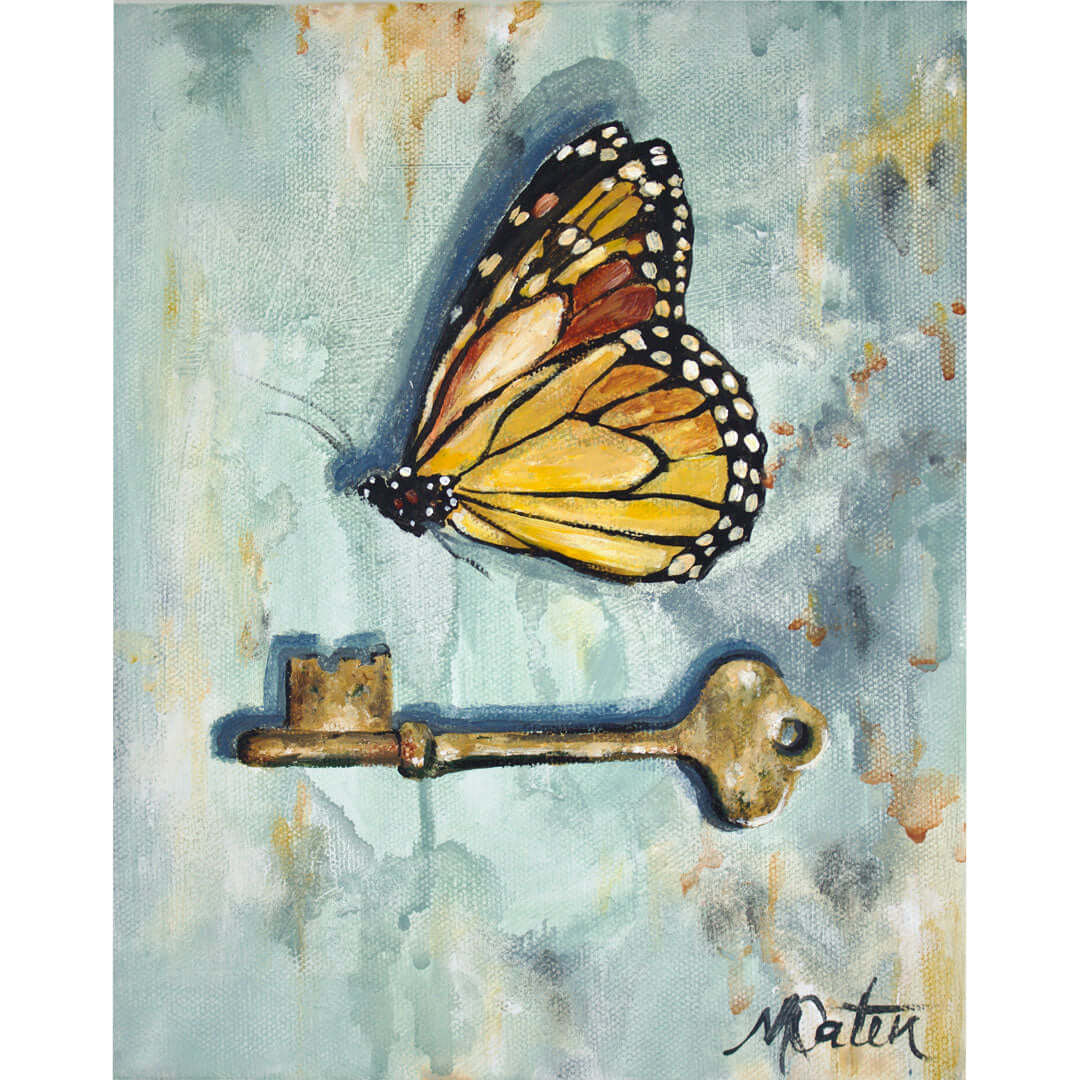 "Unlocking Transformation" 8 x 10 inches acrylic on canvas | Original ...